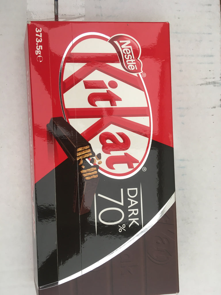 18x Nestle KitKat Dark 70% Chocolate (2 Packs of 9x41.5g 4 Finger Bars ...