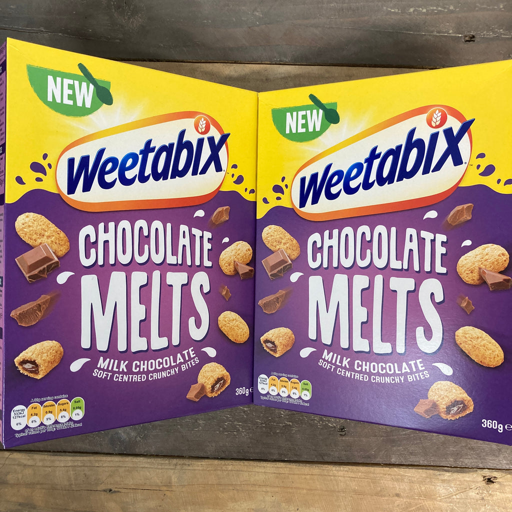 2x Weetabix Melts Milk Chocolate Cereal Boxes (2x360g) & Low Price ...