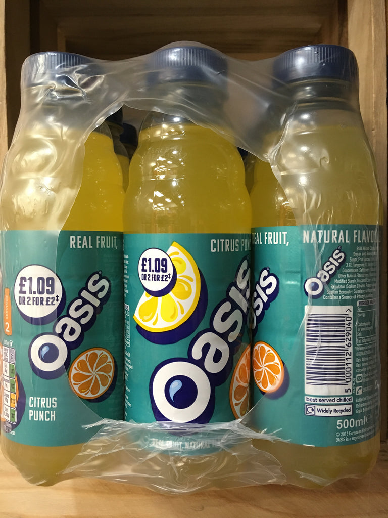 12x Oasis Citrus Punch (12x500ml) & Low Price Foods Ltd