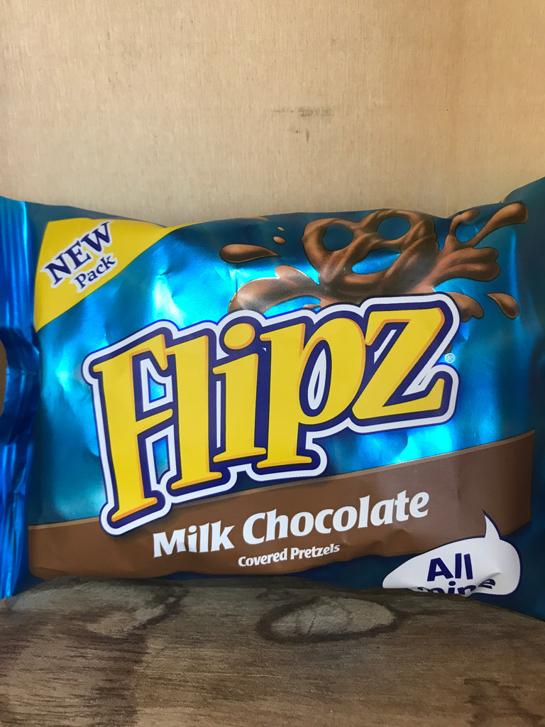 Flipz Milk Chocolate Covered Pretzels 37g & Low Price Foods Ltd