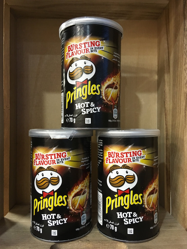 3x Pringles Hot & Spicy (3x70g) & Low Price Foods Ltd