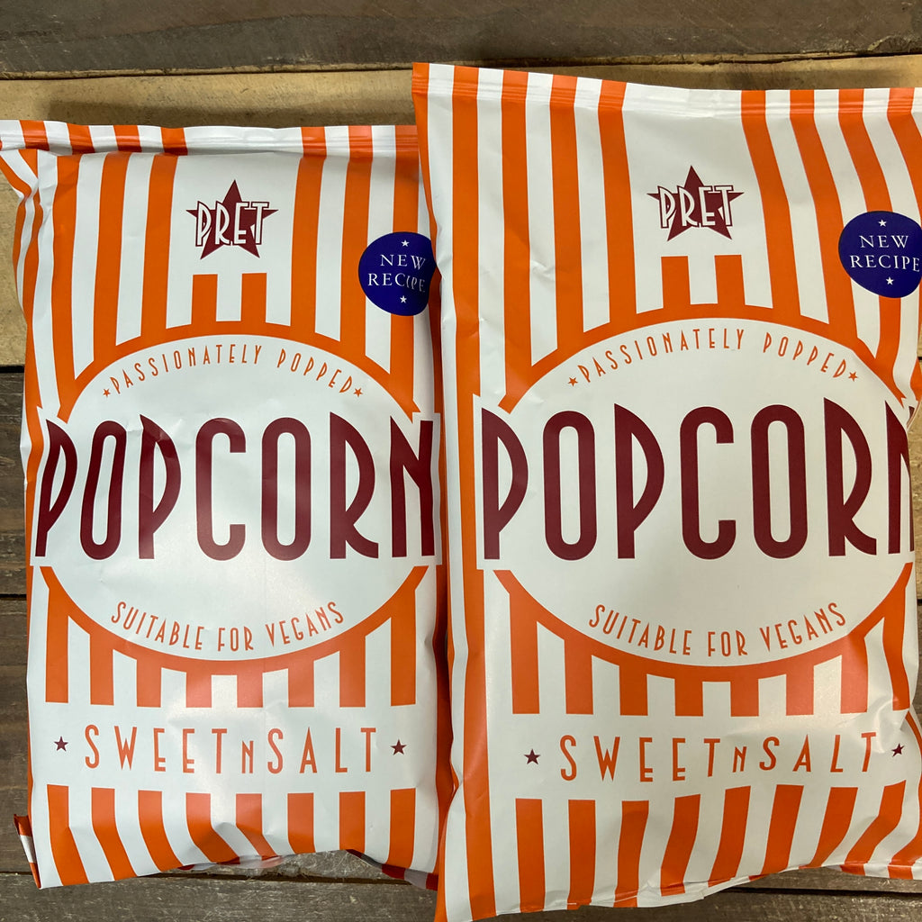 10x Pret Sweet & Salt Popcorn Bags (10x30g) & Low Price Foods Ltd