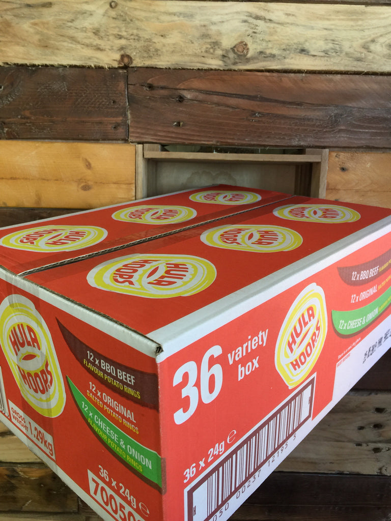 Hula Hoops 36 Variety Box (36x24g) & Low Price Foods Ltd