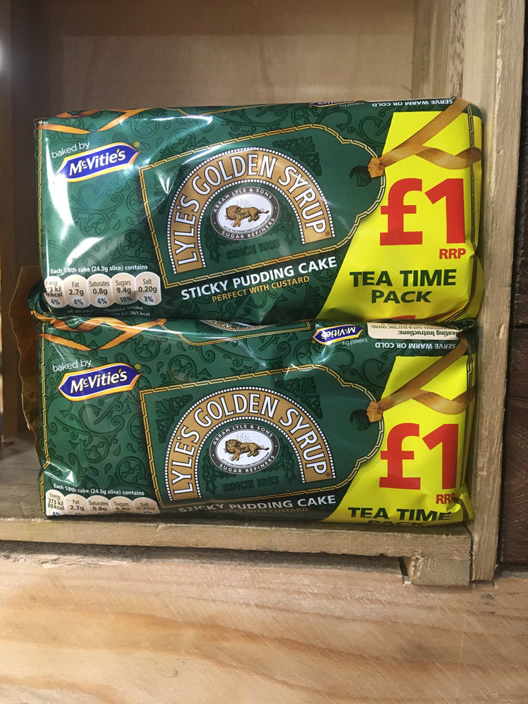2x Lyle's Golden Syrup Sticky Pudding Cakes & Low Price Foods Ltd