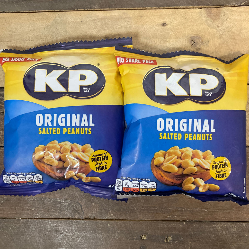 2x KP Original Salted Peanuts Big Share Packs (2x375g) & Low Price ...