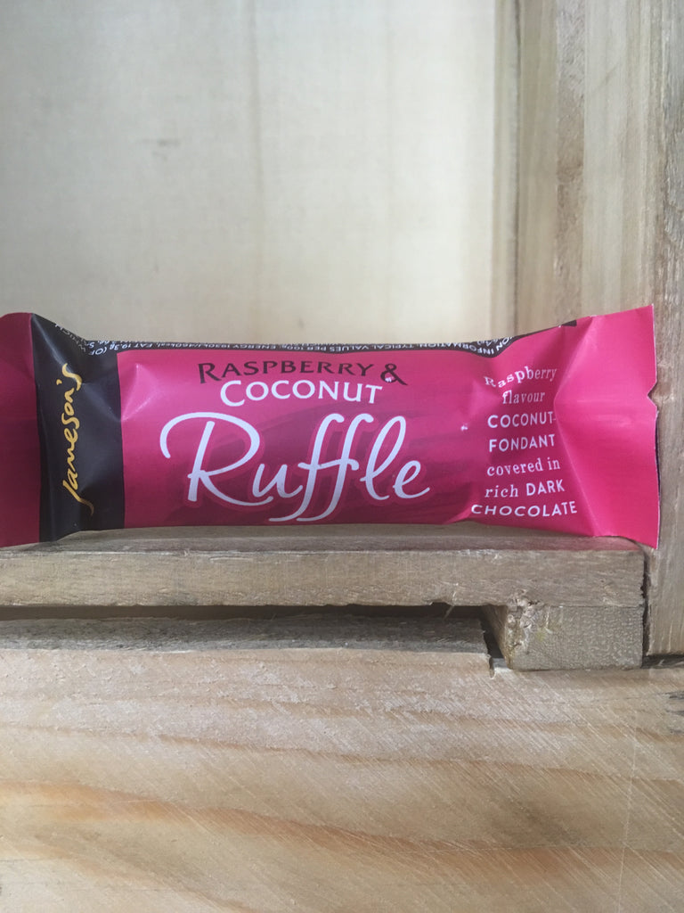 5x Jameson's Ruffle Raspberry & Coconut Chocolate Bars (5x26g) & Low ...