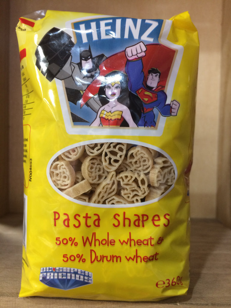 Heinz DC Super Friends Pasta Shapes 360g & Low Price Foods Ltd