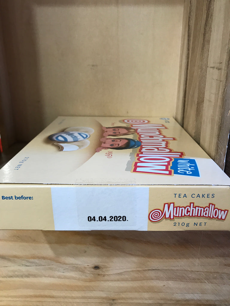 Munchmallow White Tea Cakes (12x17.5g) 210g & Low Price Foods Ltd