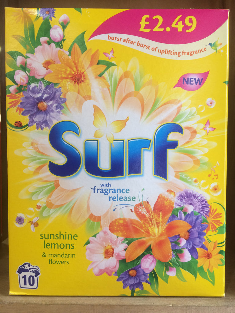 Surf Sunshine Lemons Washing Powder 10 Wash 700g & Low Price Foods Ltd