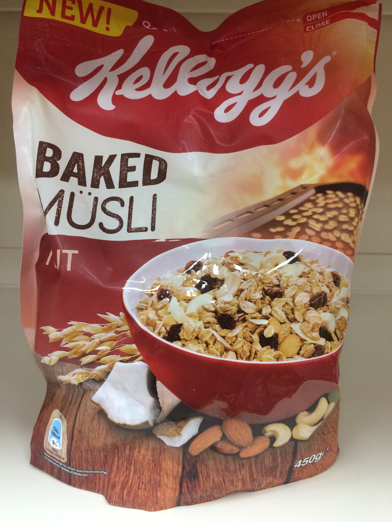 Kelloggs Baked Nut Musli 450g & Low Price Foods Ltd