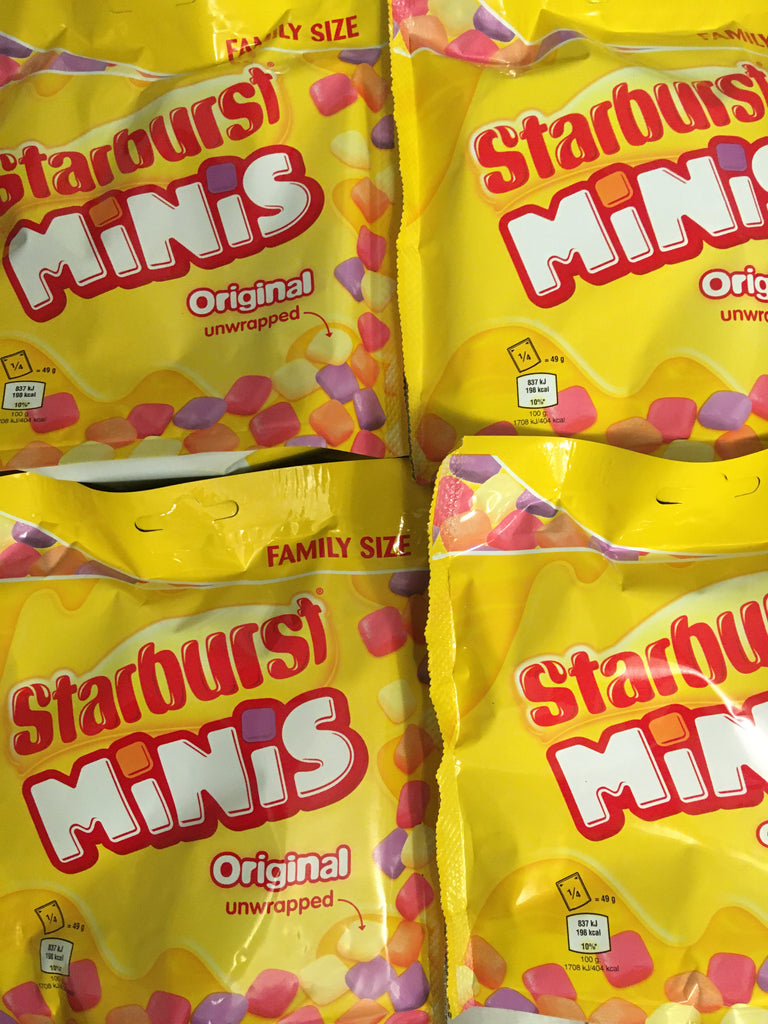 4x Starburst Minis Original Family Size Pouches (4x196g) & Low Price ...