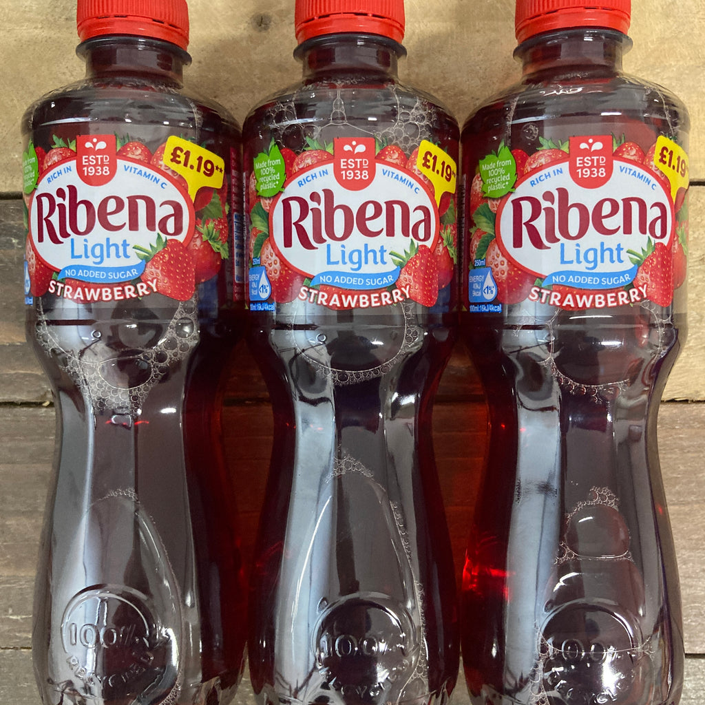 6x Ribena Light Strawberry Juice Drink (6x500ml) & Low Price Foods Ltd