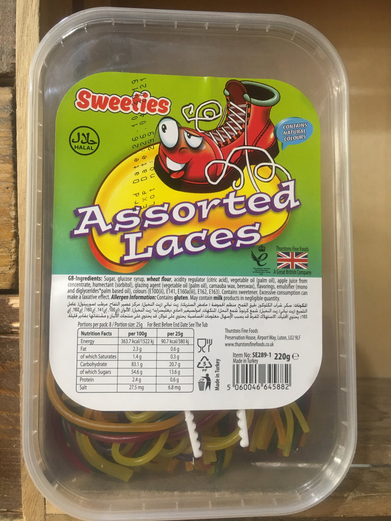 Sweeties Assorted Laces 220g & Low Price Foods Ltd