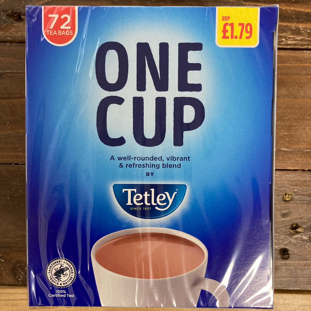 Tetley One Cup Tea Bags 72 Pack & Low Price Foods Ltd