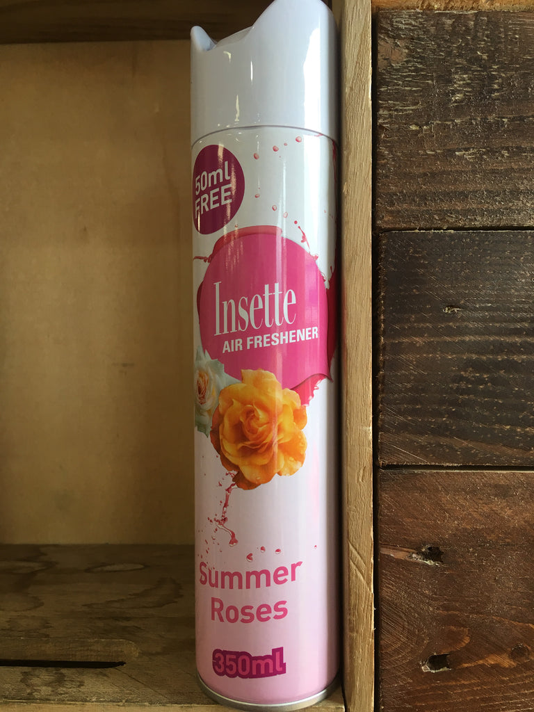 Insette Air Freshener Summer Roses Fragrance 300ml & Low Price Foods Ltd