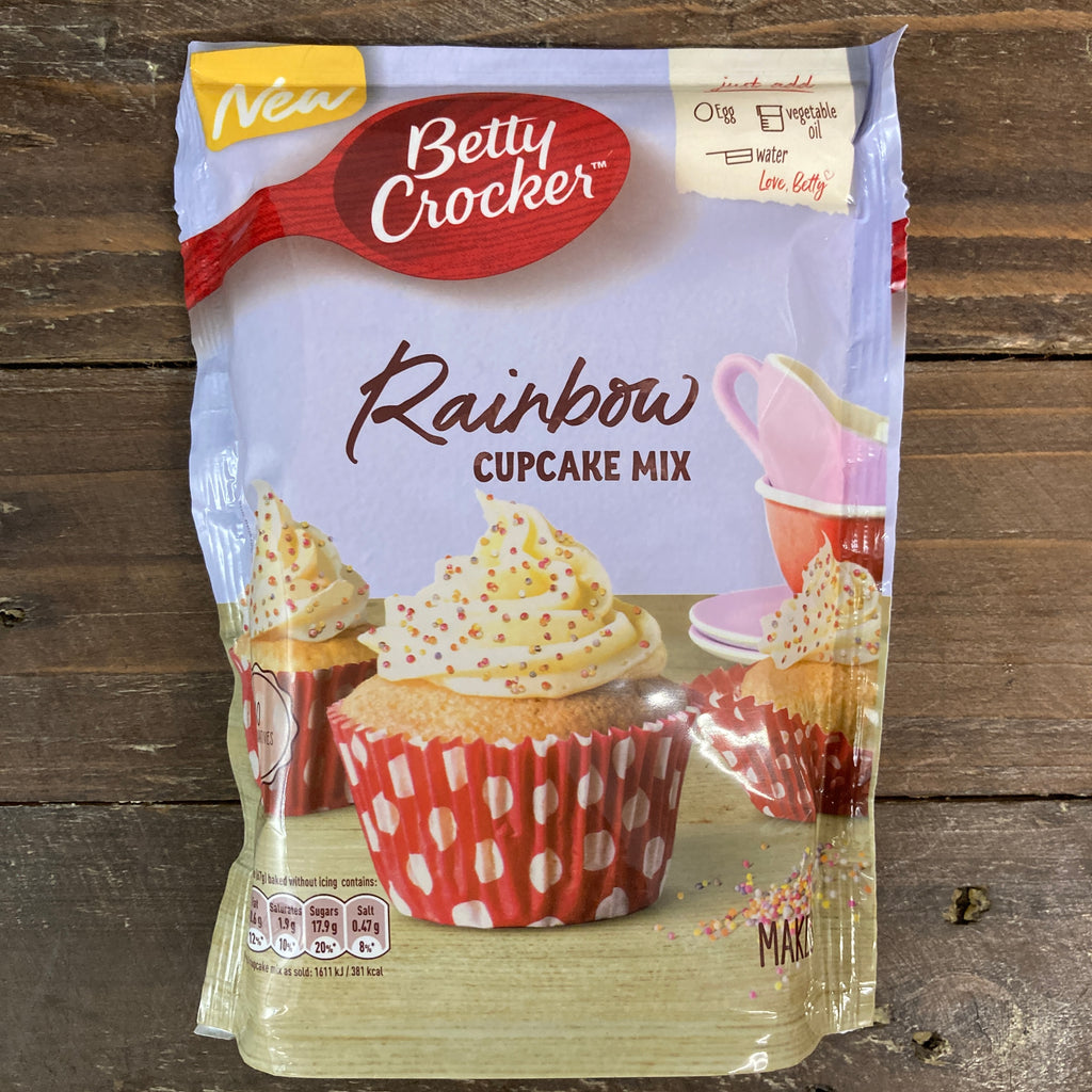 2x Betty Crocker Rainbow Cupcake Mixes (2x220g) & Low Price Foods Ltd