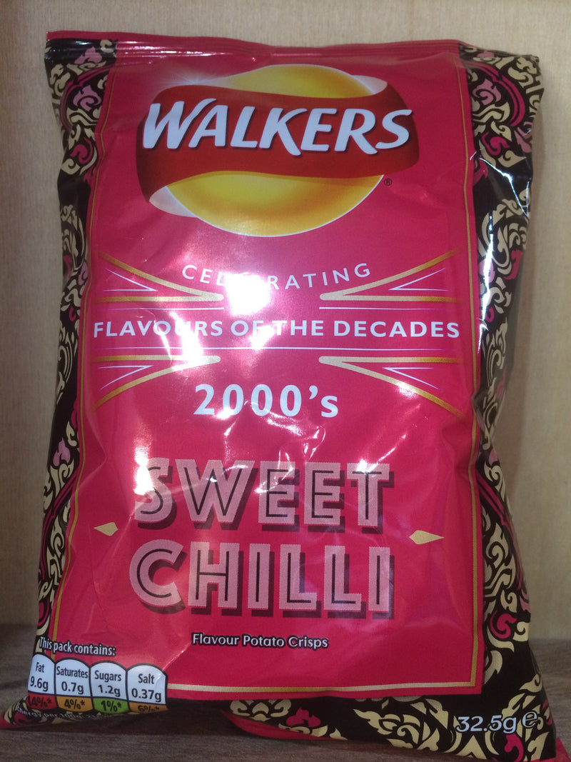 Walkers Sweet Chilli Crisps 32.5g & Low Price Foods Ltd