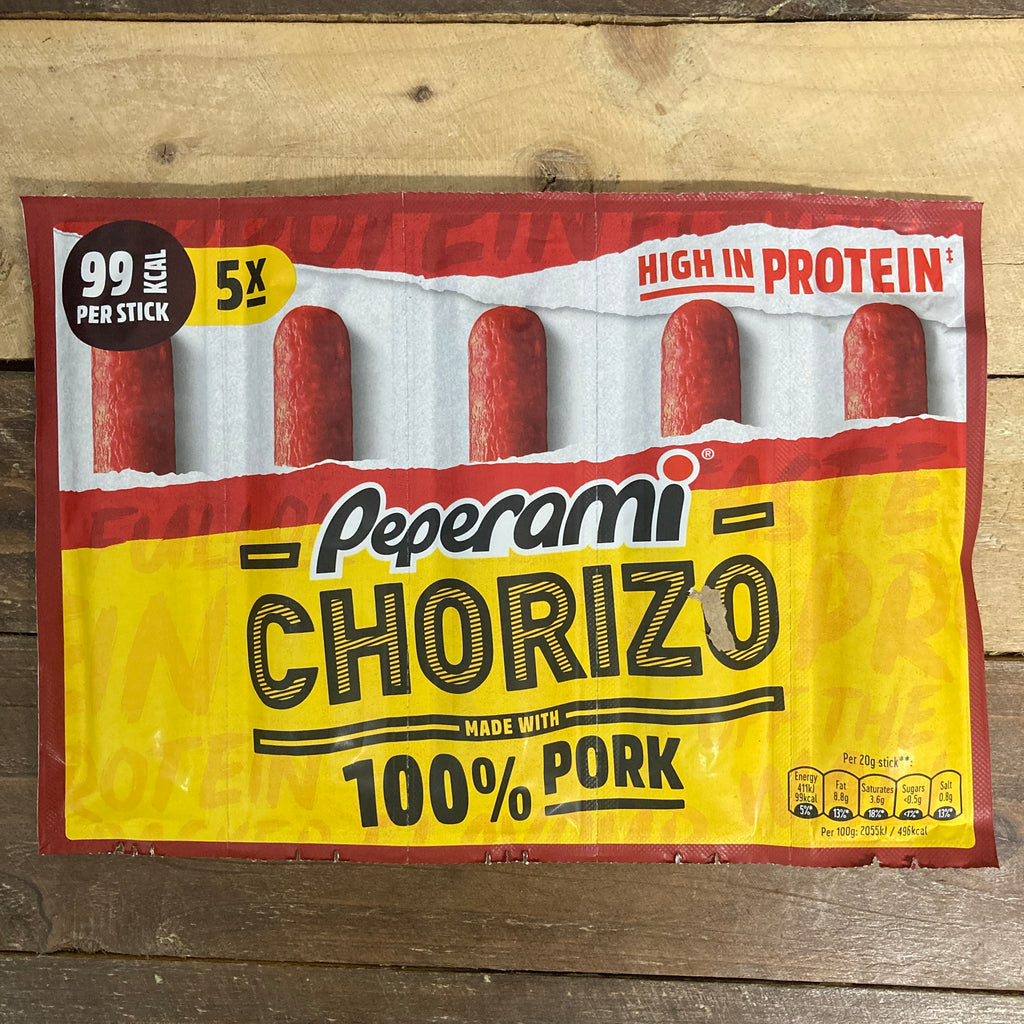 20x Peperami Chorizo (4 Packs of 5x20g) & Low Price Foods Ltd