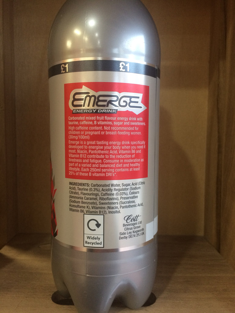Emerge Original Energy Drink 1 Litre & Low Price Foods Ltd