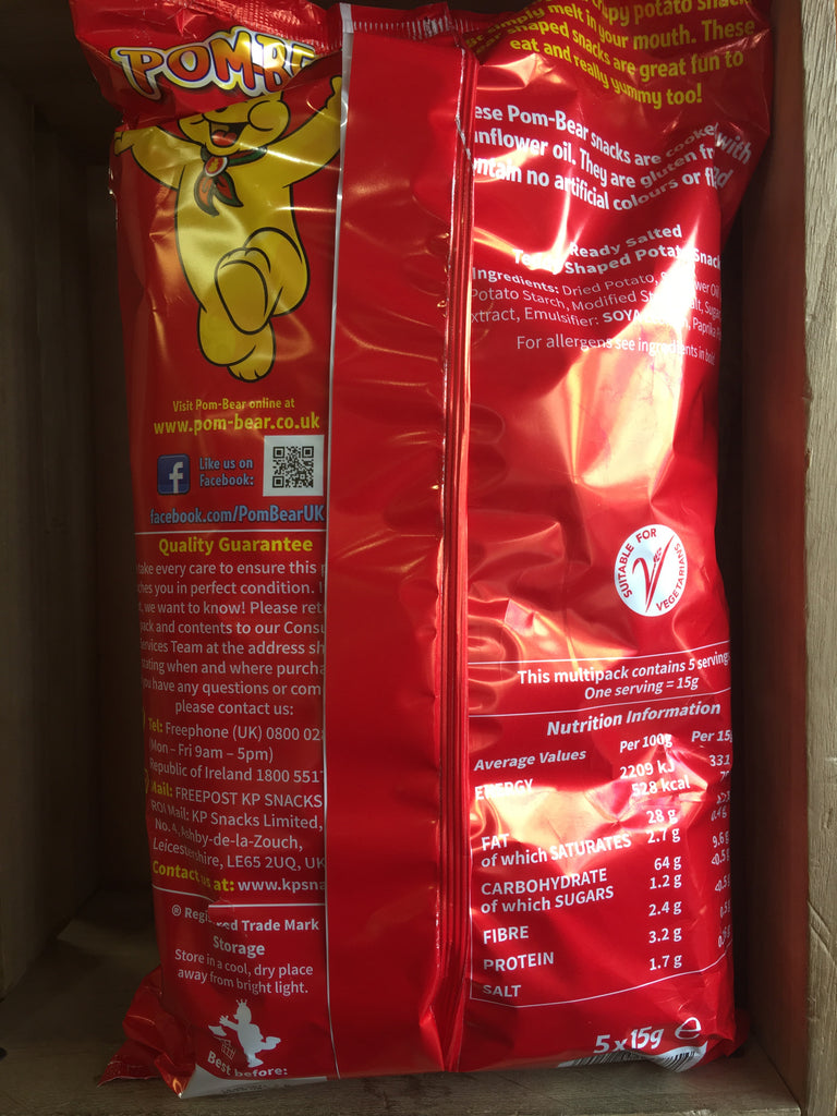 Pom-Bear Original Potato Snacks 5 Pack & Low Price Foods Ltd