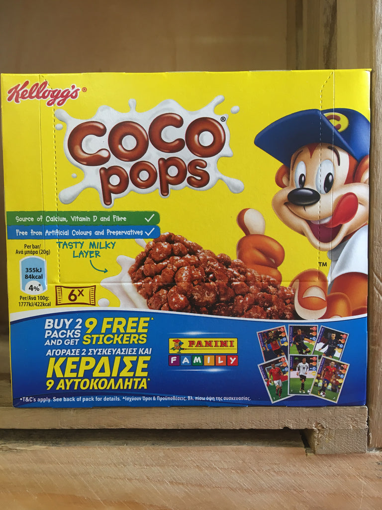 18x Kellogg's Coco Pops Bars 3 Boxes of 6 (3x6x20g) & Low Price Foods Ltd